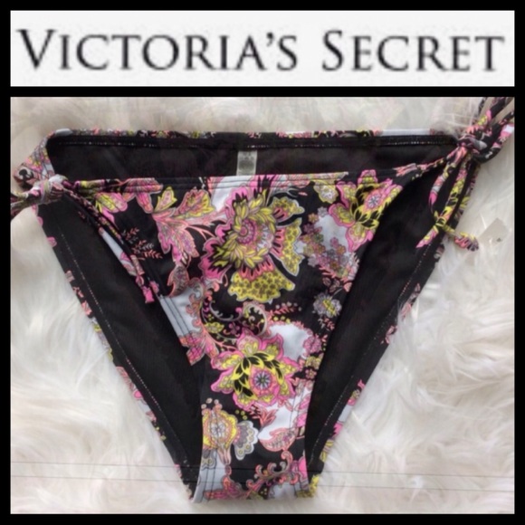 Victoria's Secret | Swim | Nwot Vs Neon Paisley String Bikini | Poshmark